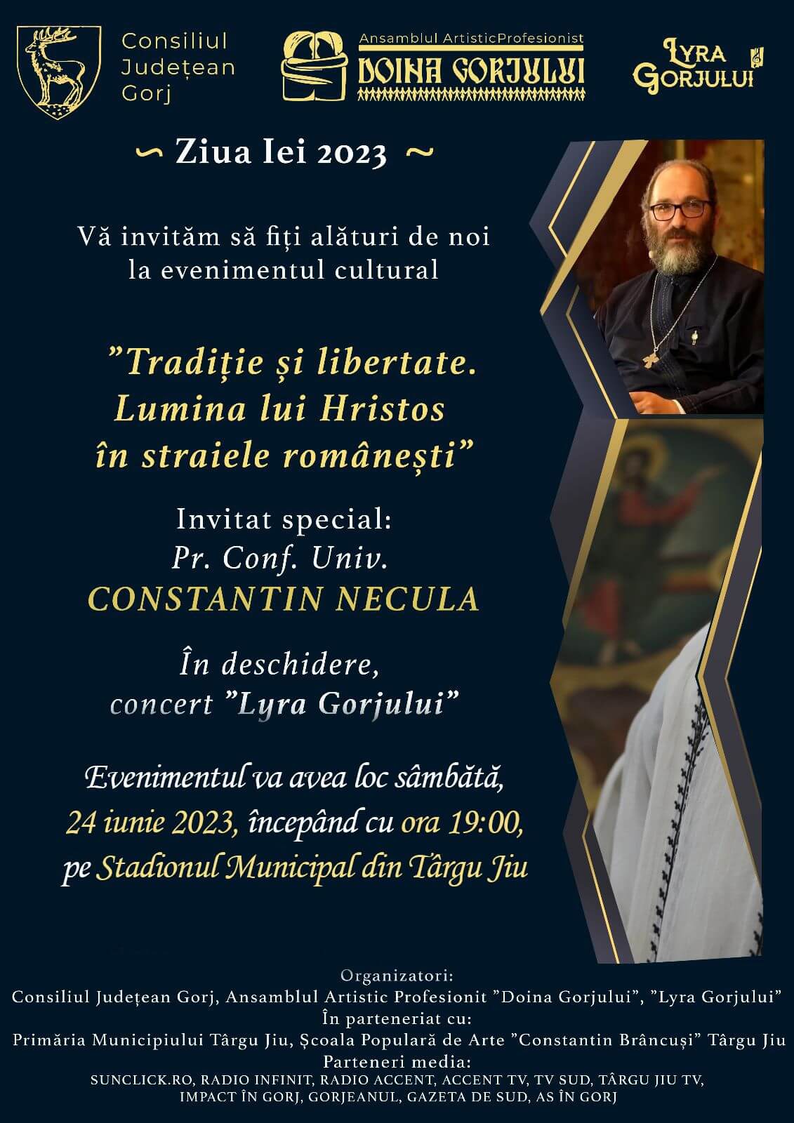 Părintele Constantin Necula vine la Târgu-Jiu în plin scandal cu BOR | Vertical